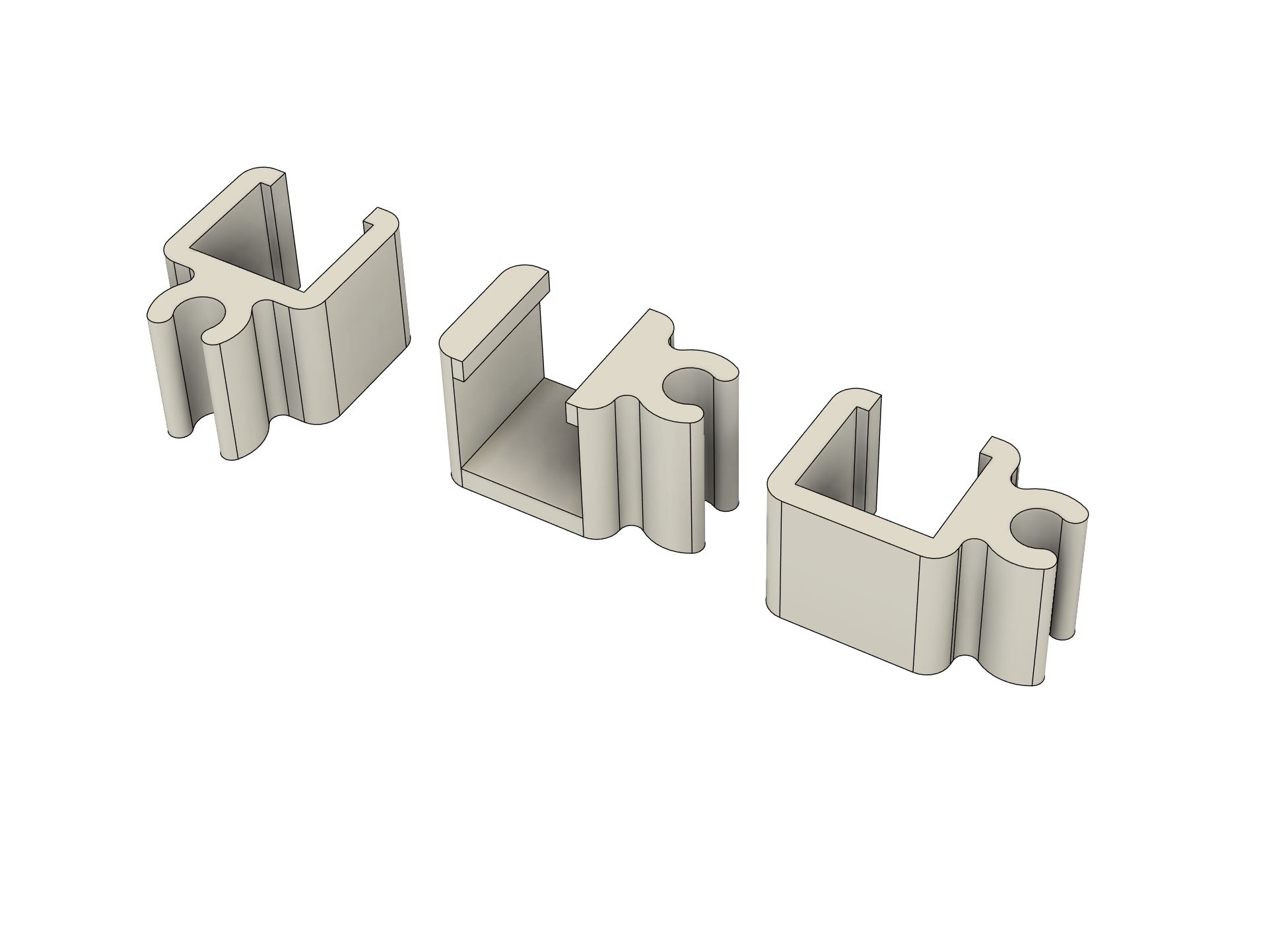 Wire Shelf Philips Hue Outdoor Light Strip Clips by Flook | Download ...