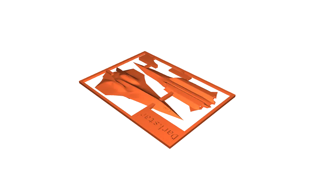Darkstar plane - Kit Card by Crea_Hicks | Download free STL model ...