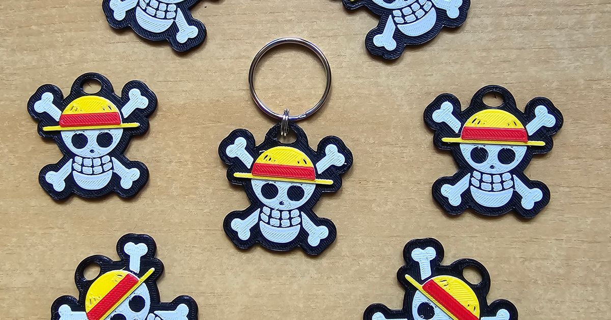 One Piece Keychain / Porte-clé One Piece por Niko | Descargar modelo ...