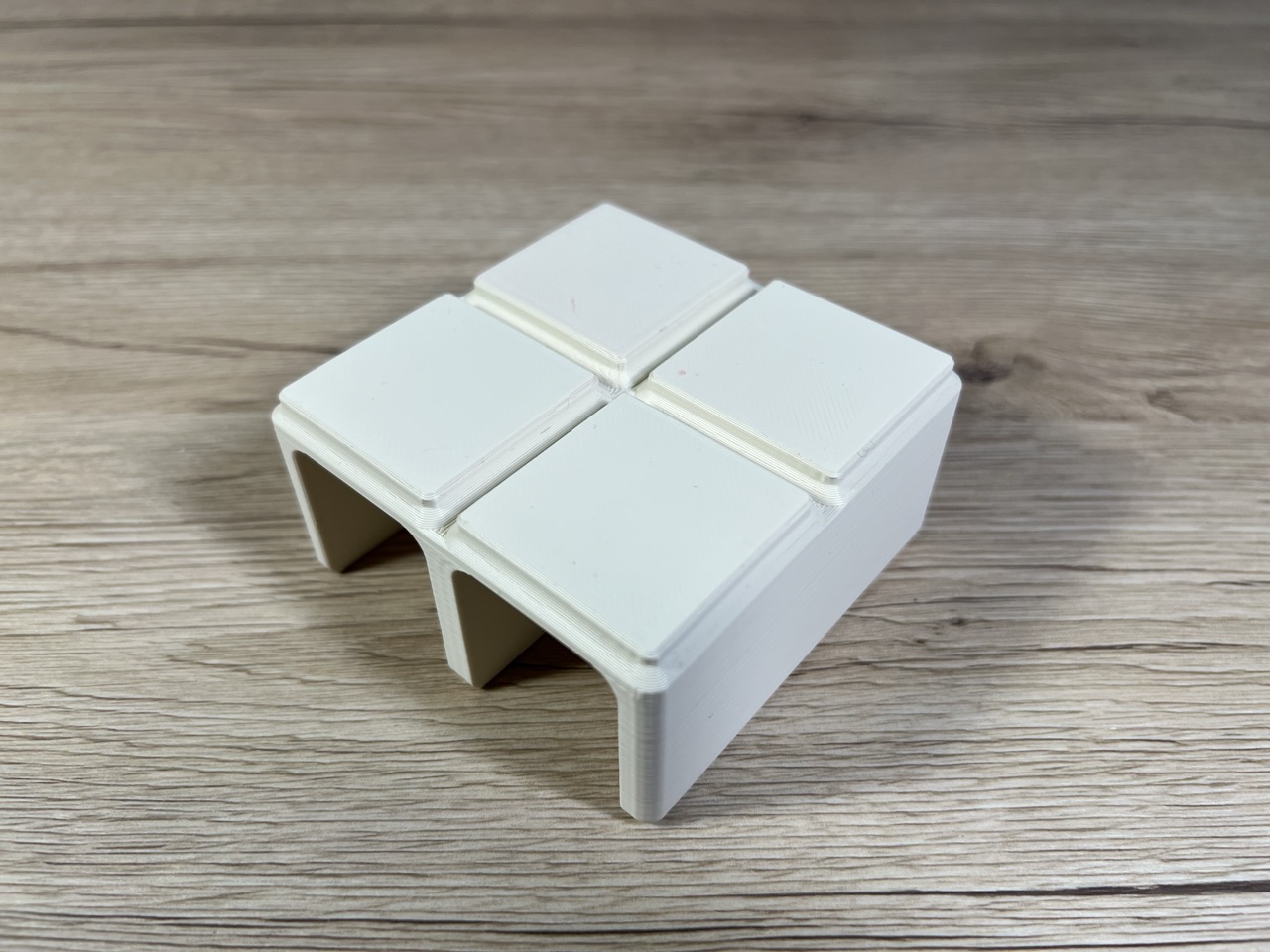 Generic Gridfinity upright holder - 2x2x6 by Theo from Tinkering with ...
