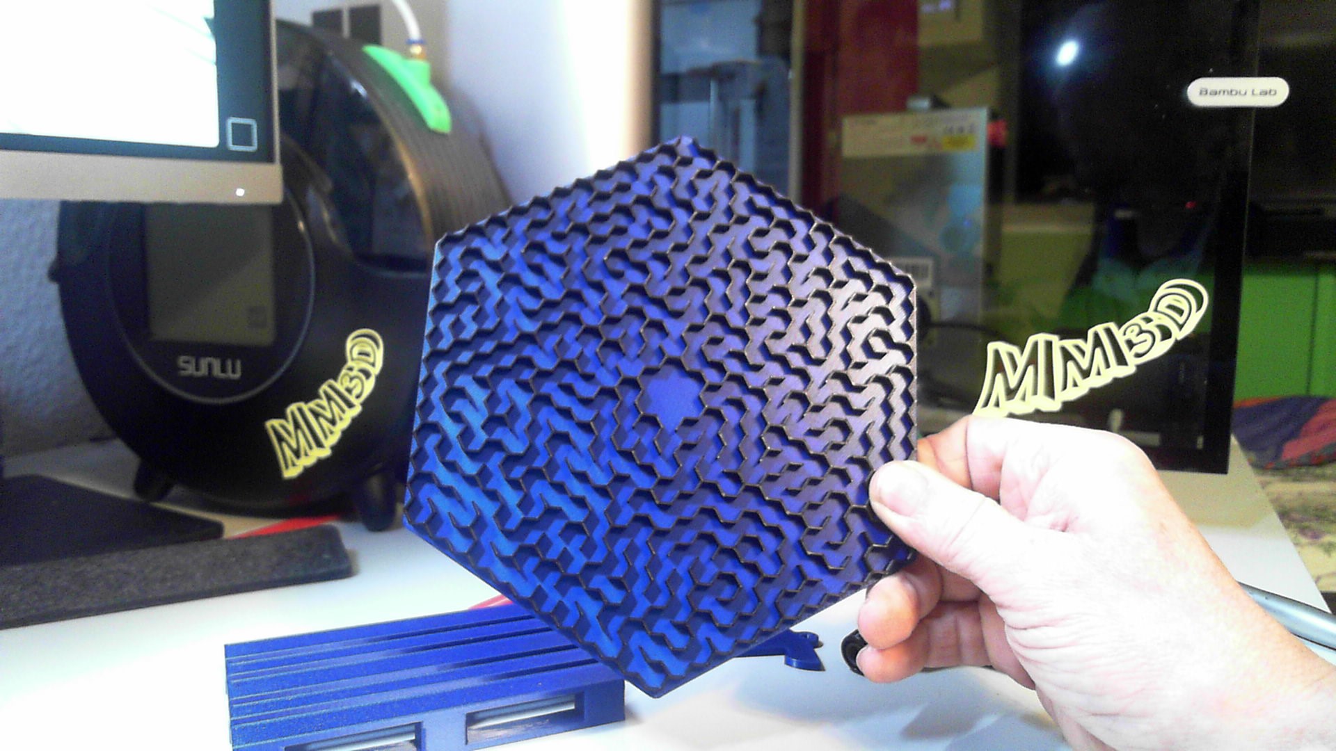 Hexagonal Maze by michele MM3D | Download free STL model | Printables.com