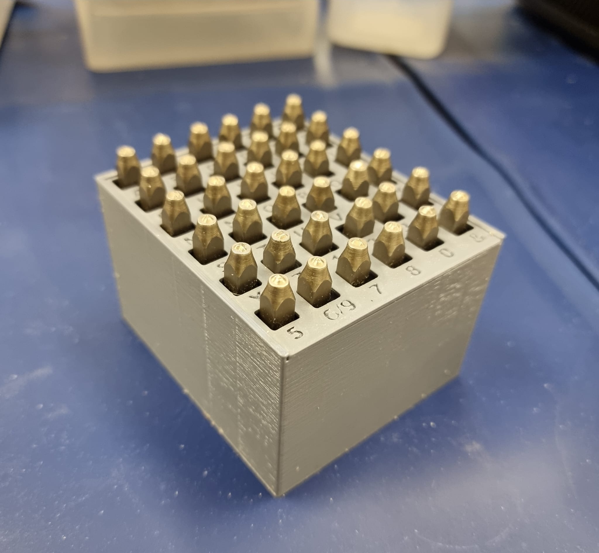 6mm Metal Punch organiser by smtk | Download free STL model ...
