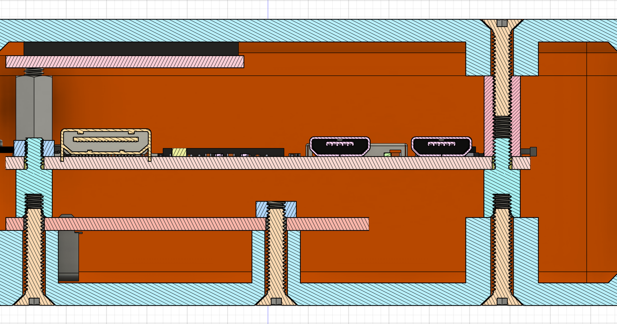 DIY PiKVM V2 Pi Zero 2W OLED HDMI-to-CSI Case par jangrewe | Téléchargez gratuitement un modèle ...