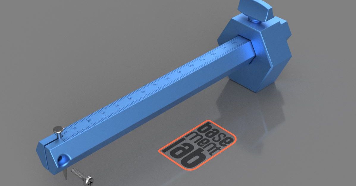 Sliding Marking Gauge Hexagonal Shape - Truschino per tracciatura by ...