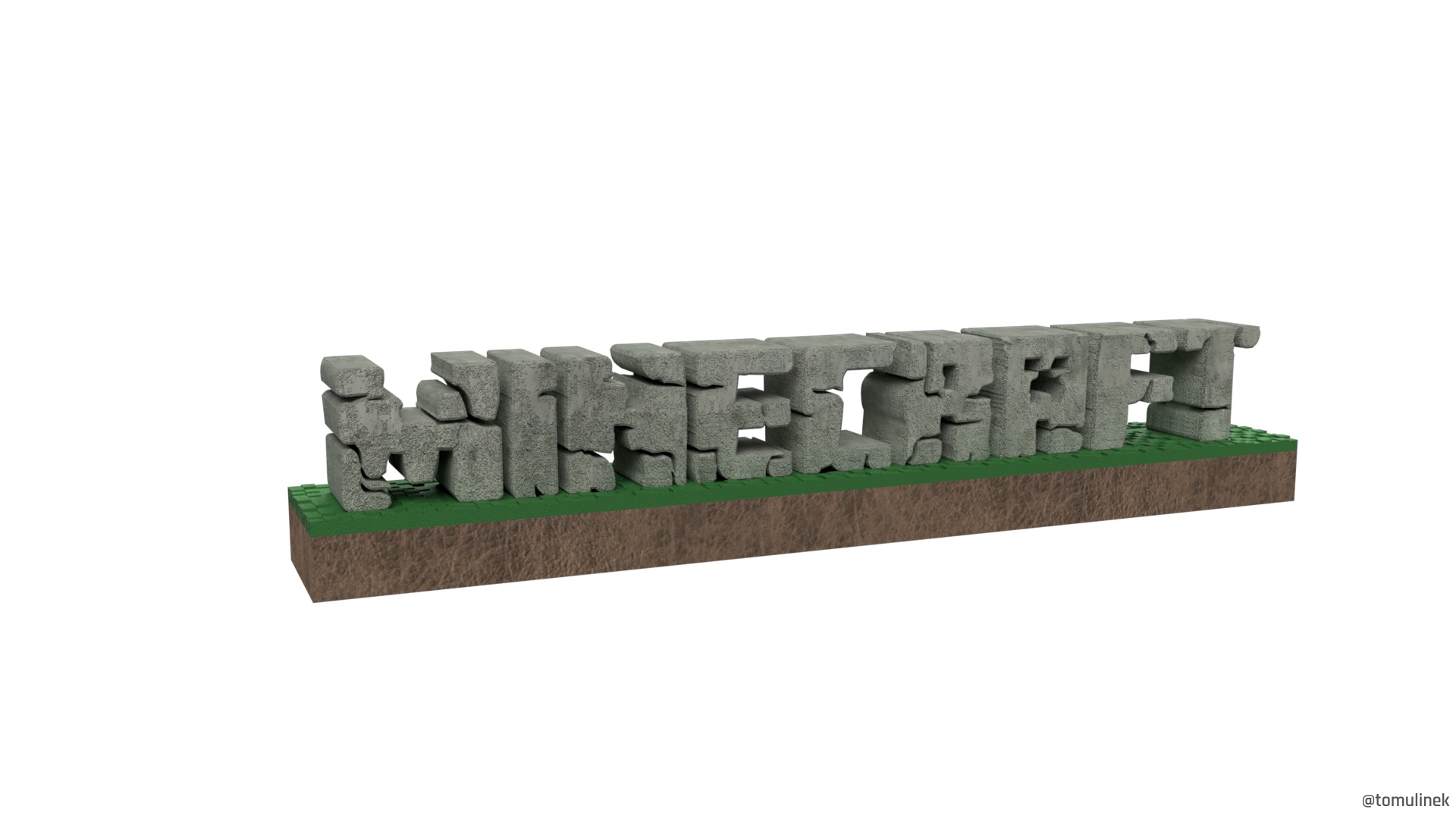 Minecraft 3D logo ⛏ (no glue needed) by Tom Vít | Download free STL ...