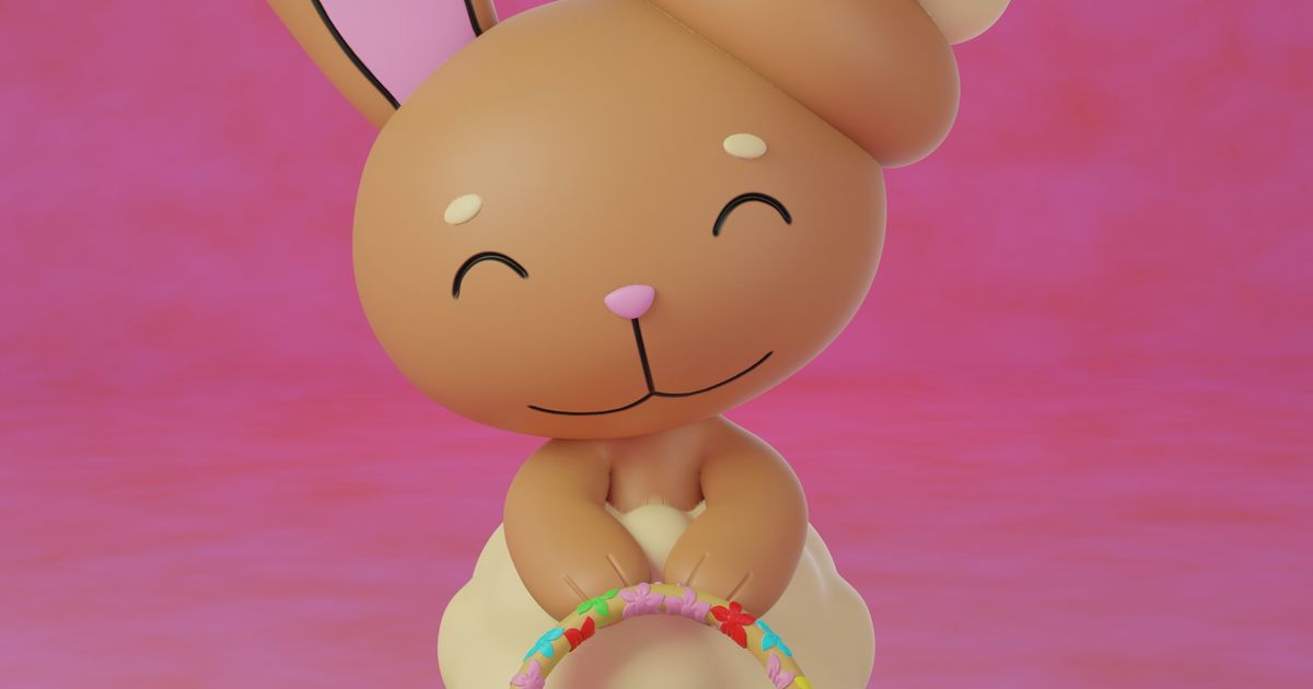 Easter buneary by PokeGirl | Download free STL model | Printables.com