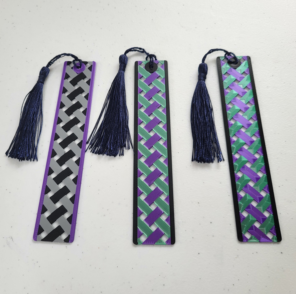 Multicolor Patterned Bookmarks by reavenk | Download free STL model ...