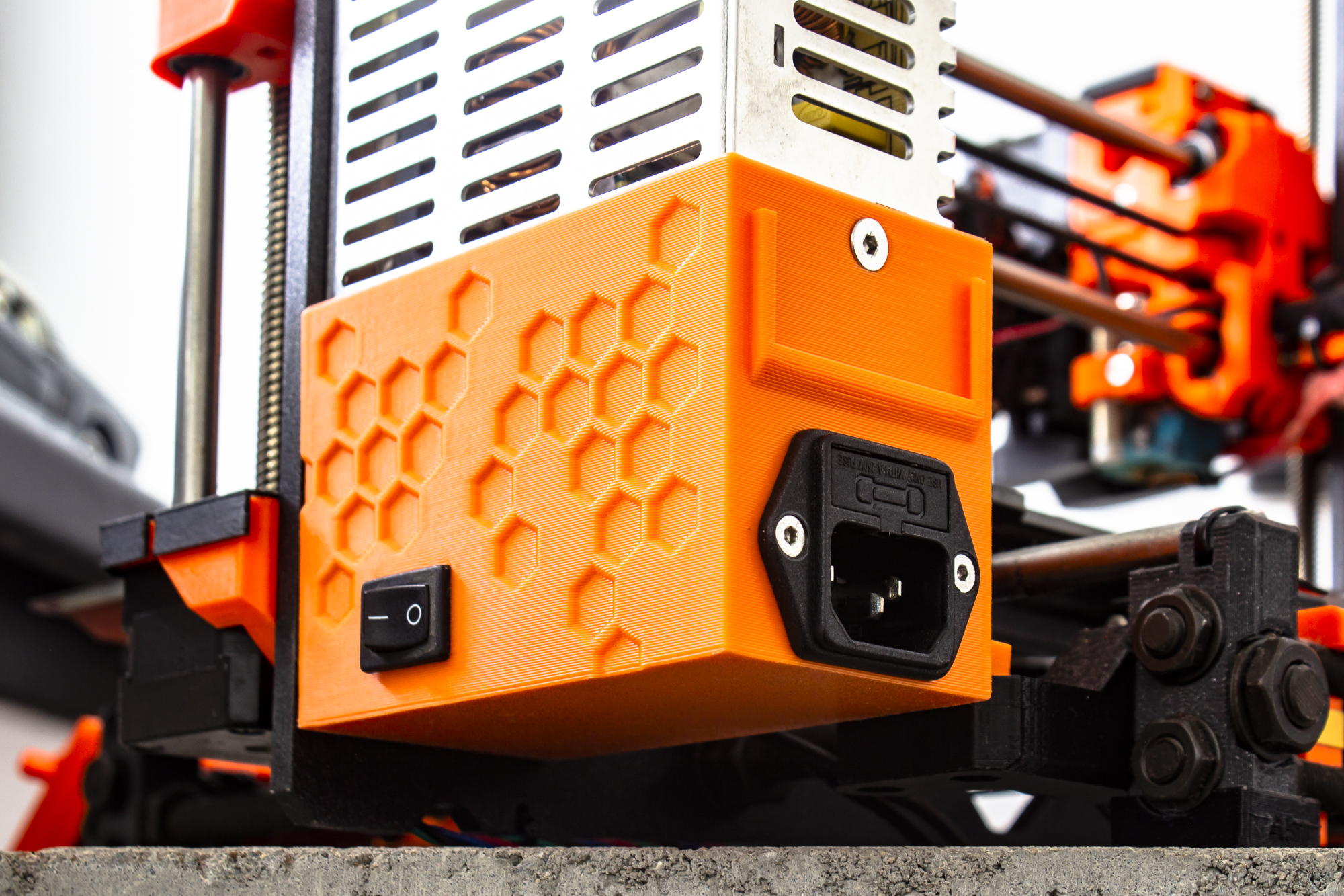 Prusa i3 MK2/2s PSU Cover with rear power input by Tmpx64 | Download ...