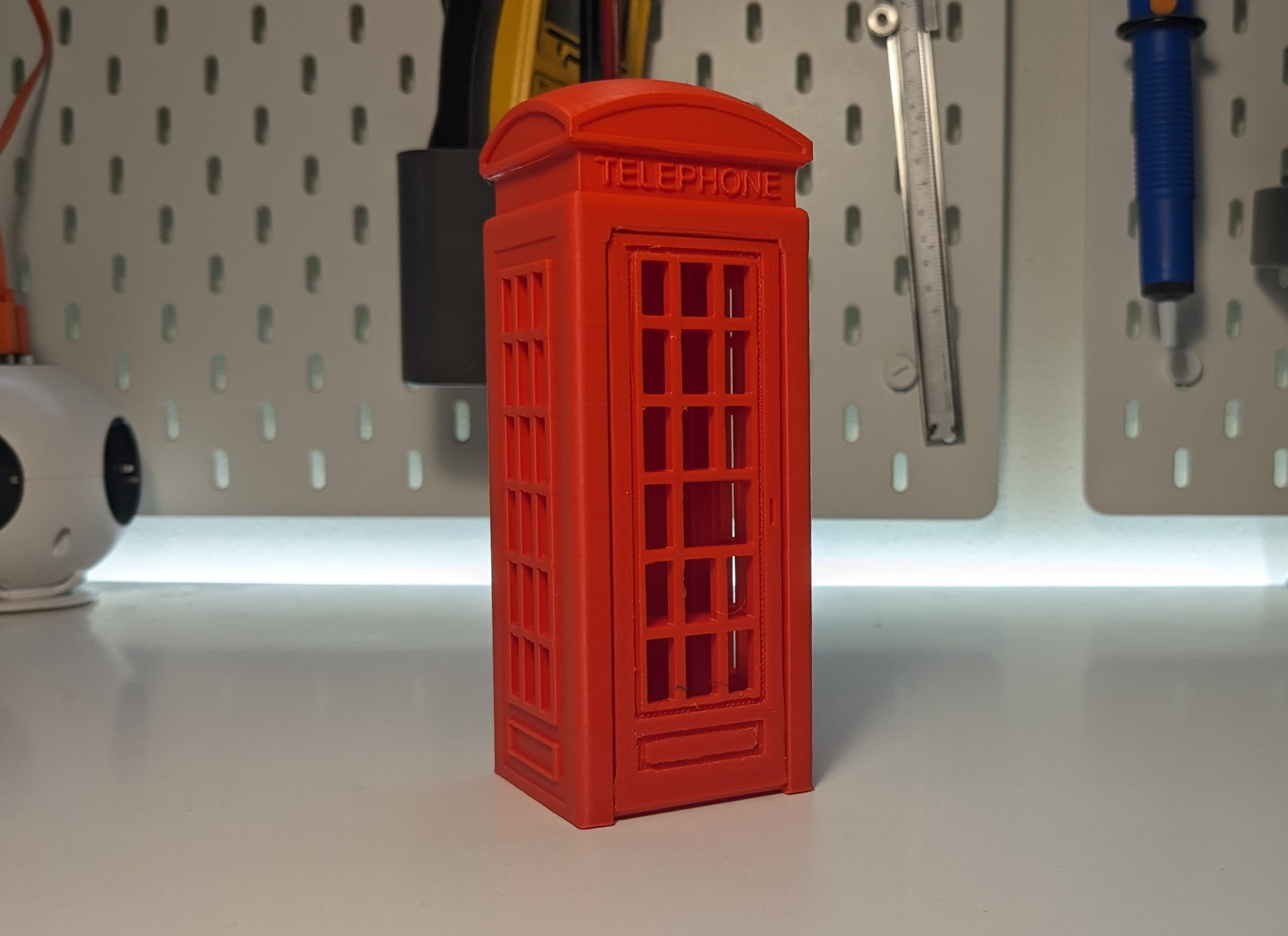 Telephone Booth Phone Stand | print-in-place model by TooMuchESP ...