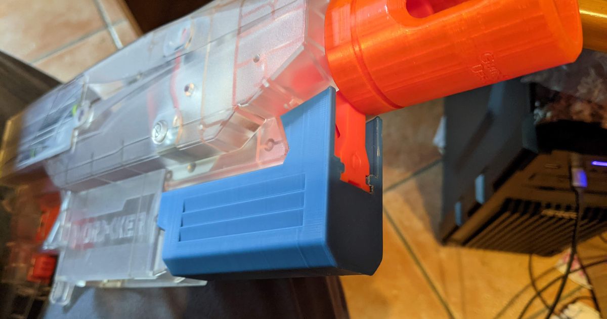 Worker Swordfish and Stryfe handgrip by Dom's 3d Print Shop | Download ...