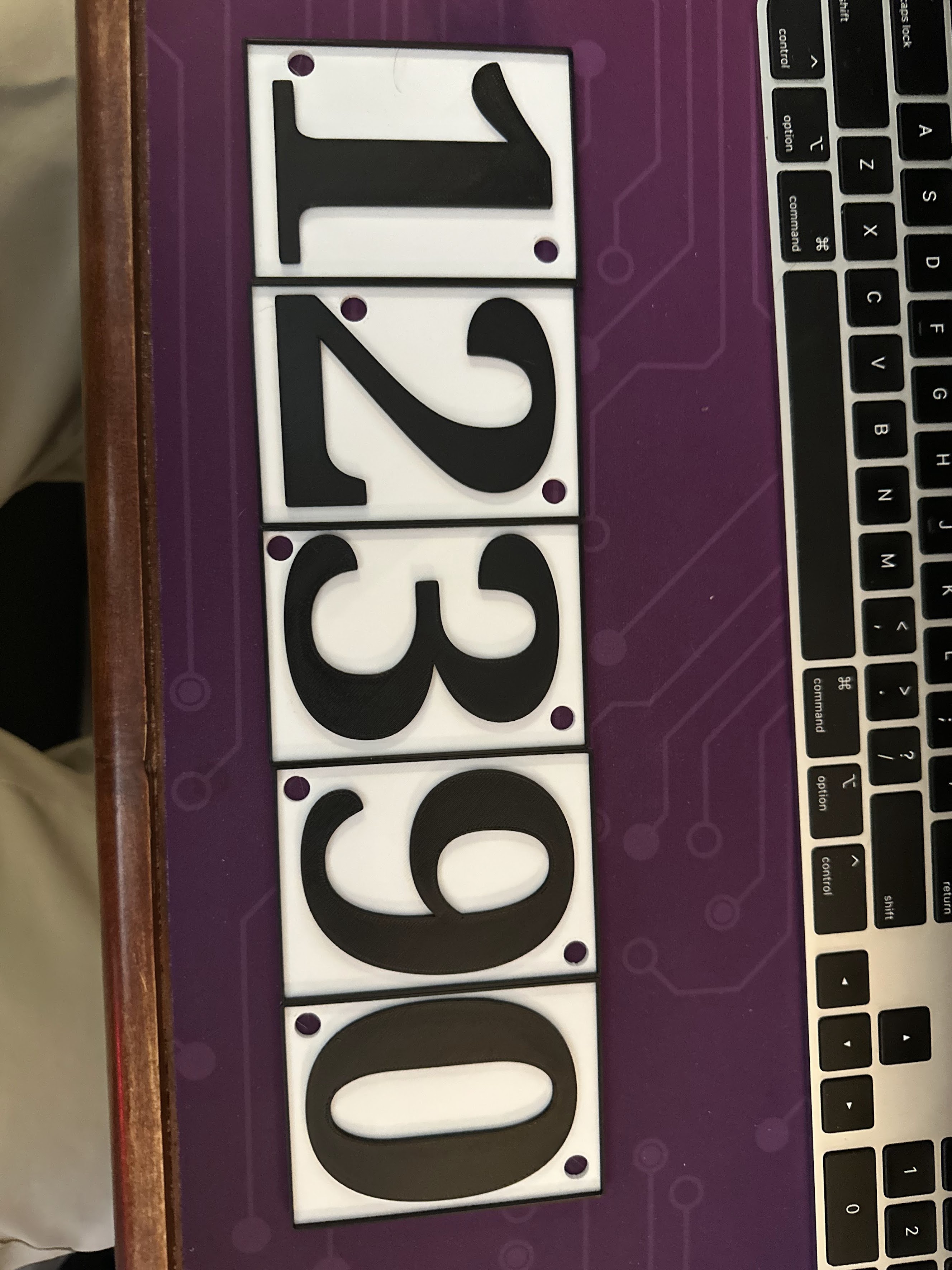 House numbers for a mailbox por tachijuan | Descargar modelo STL ...