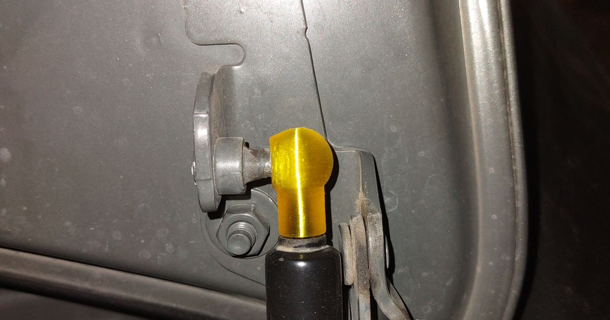 Car Trunk Lid Shock Mount Connector by Jesster | Download free STL ...