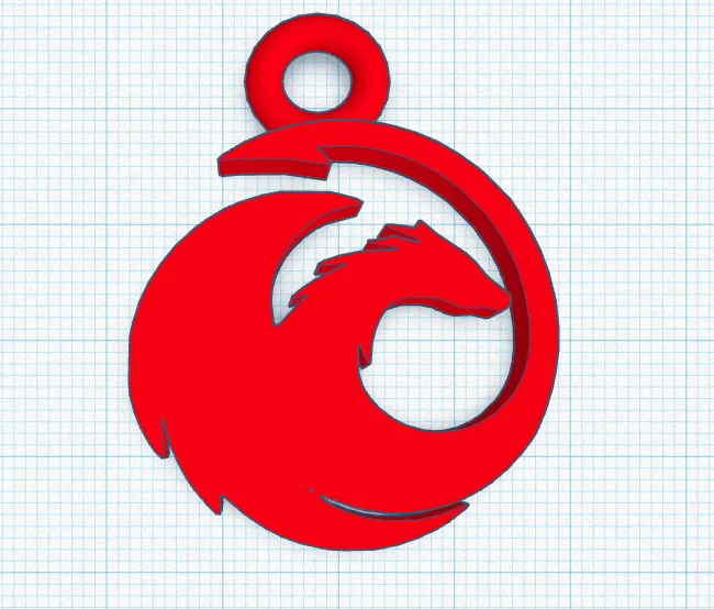 dragon keychain by Norbert Gabla | Download free STL model | Printables.com