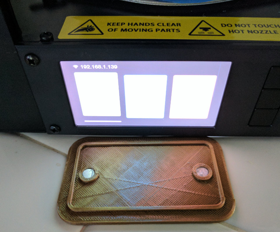 Magnetic LCD Cover for Monoprice Mini Delta por MakerBlock | Descargar ...