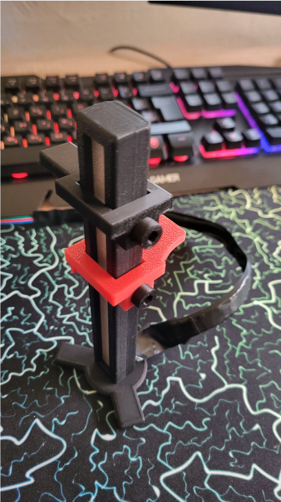 Adjustable graphic card support bracket LED light by Tibor Csobolya ...