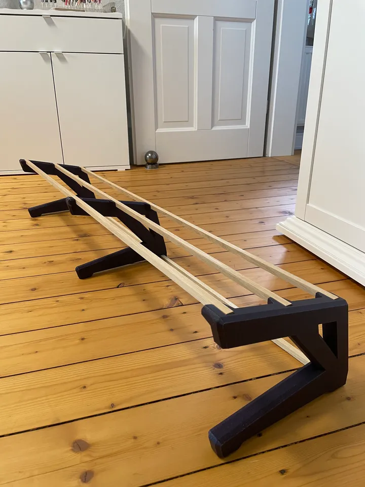 Shoe Rack V2 Middle Element by Clay2F | Download free STL model ...