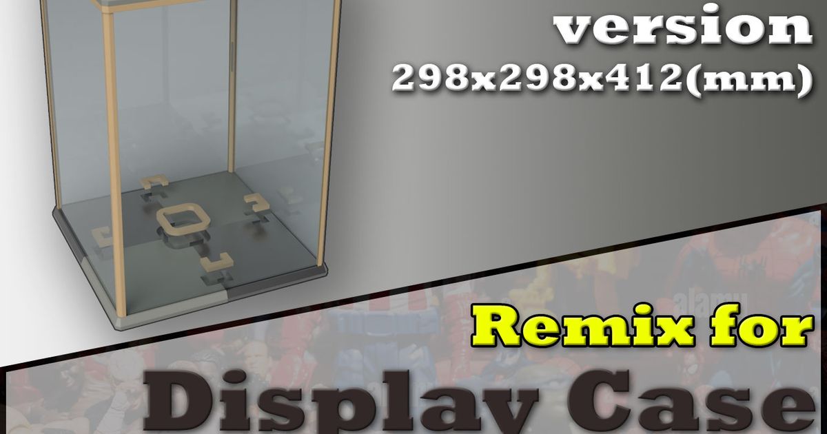 Large Display Case by Warlogh | Download free STL model | Printables.com Large Display Case by Warlogh | Download free STL model | Printables.com