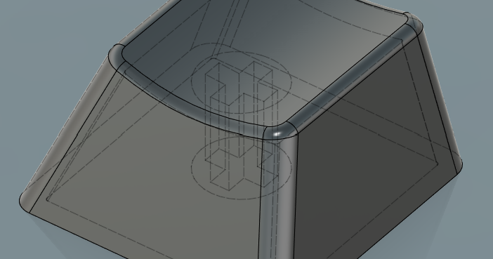 Moonlander MK1 OEM R3 keycap blank (step) by nivekmai | Download free ...