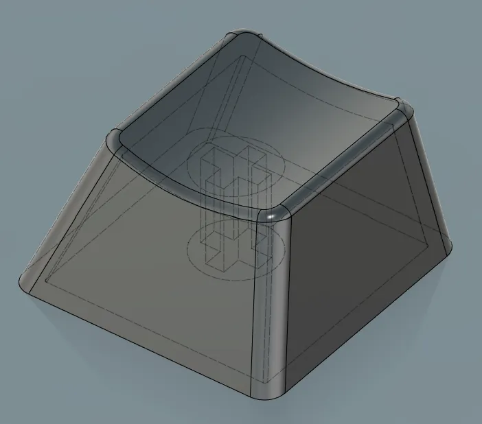 Moonlander MK1 OEM R3 keycap blank (step) by nivekmai | Download free ...