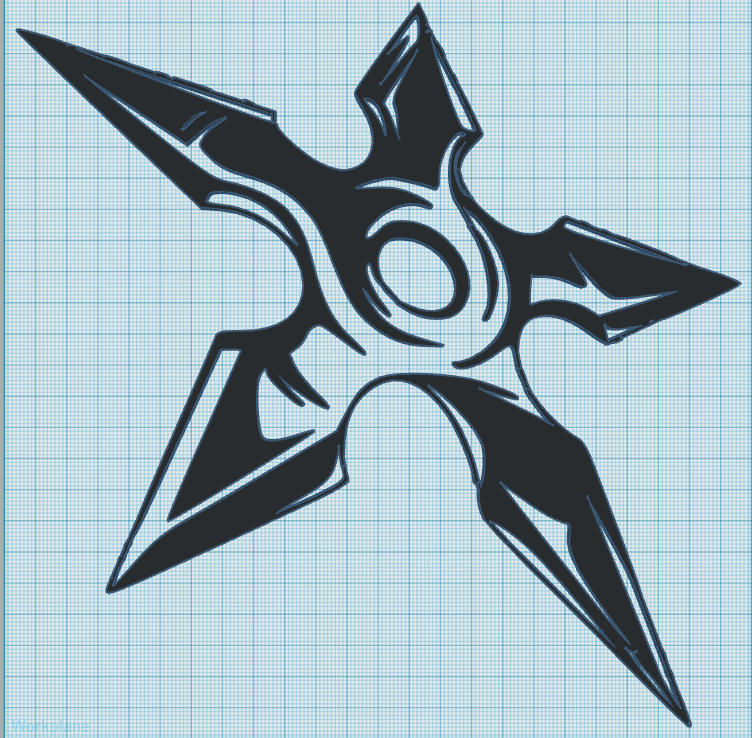 Shuriken Wall Art 5 by Peter Ennist | Download free STL model ...