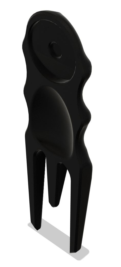Golf - Divot Repair Tool V1 with ball marker holder (exposed magnet ...