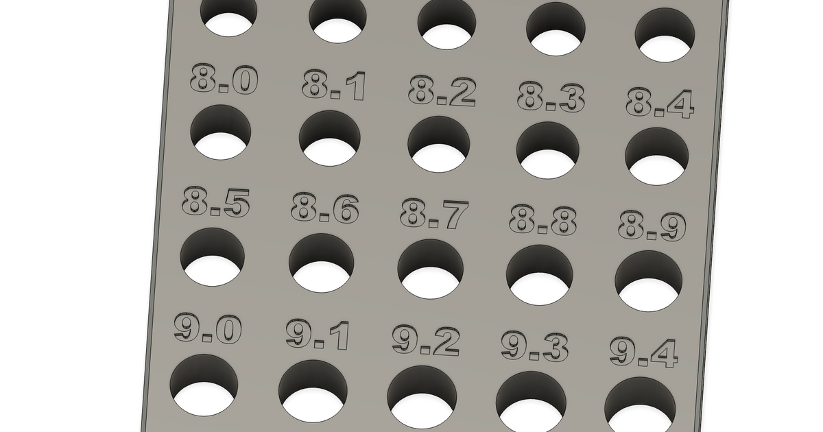 Hole Sizers by DexTech | Download free STL model | Printables.com