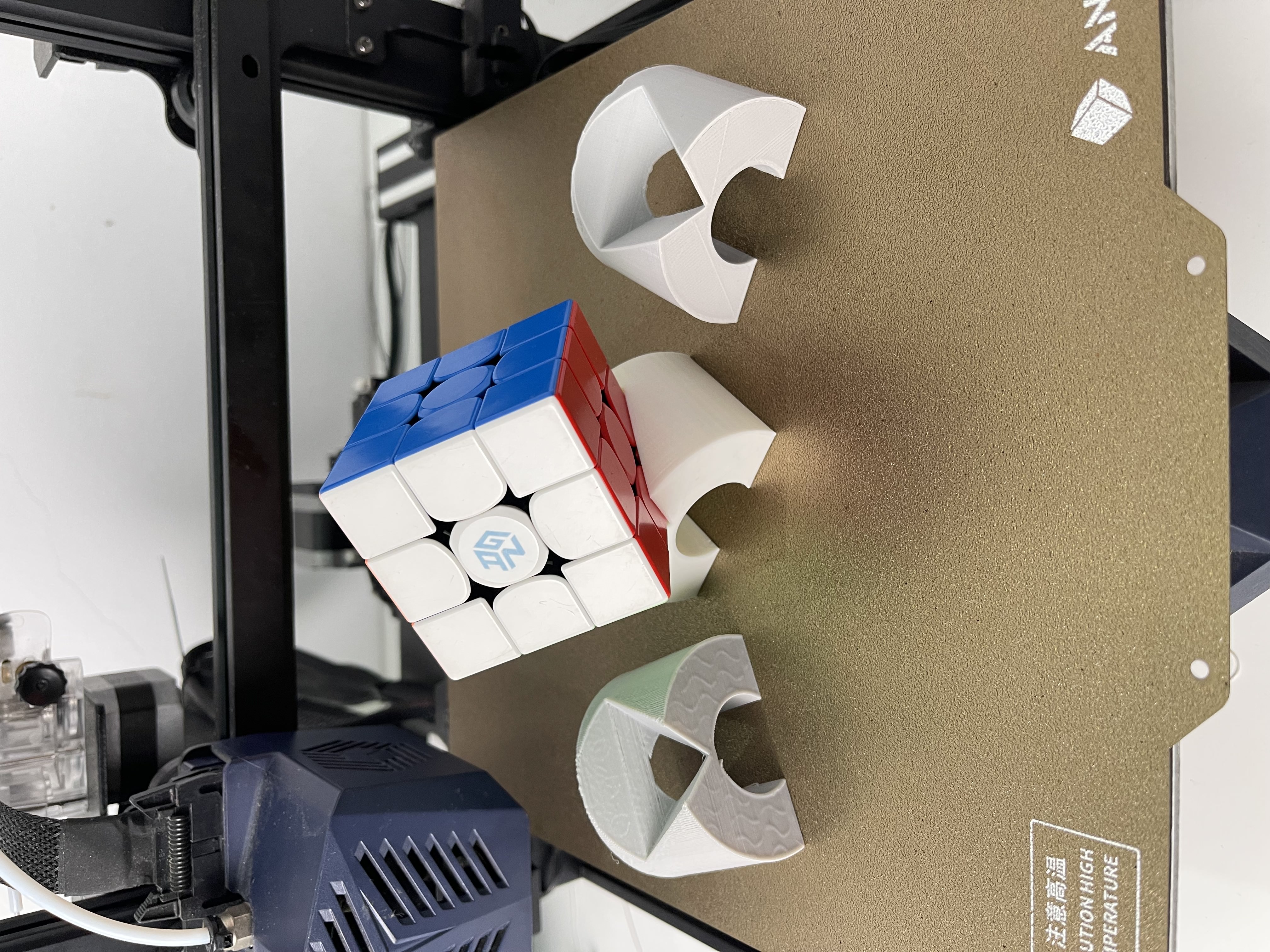 Rubik's Cube Display Stand Without Support by Azfar Danish | Download ...