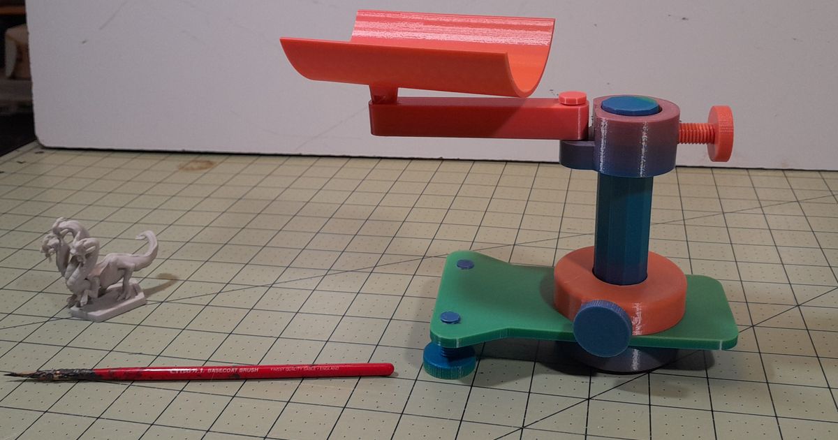 Articulated arm rest by Kelleher611 | Download free STL model ...