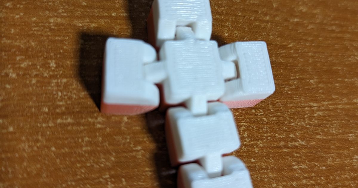 Articulated cross keychain by zombie | Download free STL model ...