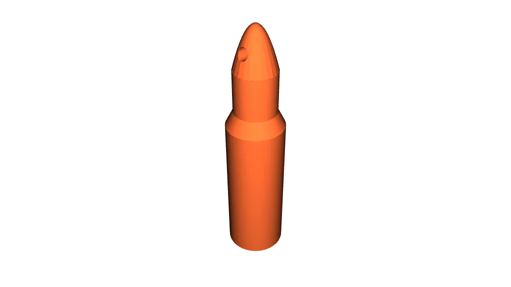 bullet keychain by onyx crater | Download free STL model | Printables.com