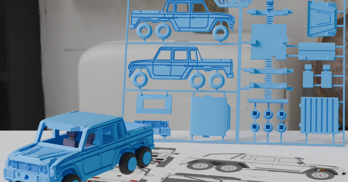 G63 Car - Kit Card by Crea_Hicks | Download free STL model | Printables.com