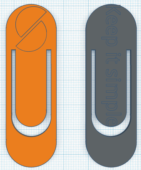 simple bookmark collection by hfjim | Download free STL model ...