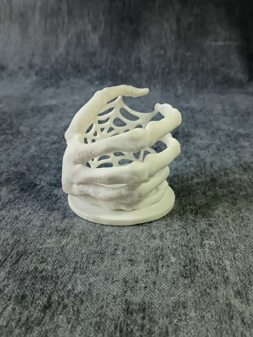Skeleton hand web pen holder by Ibie | Download free STL model ...