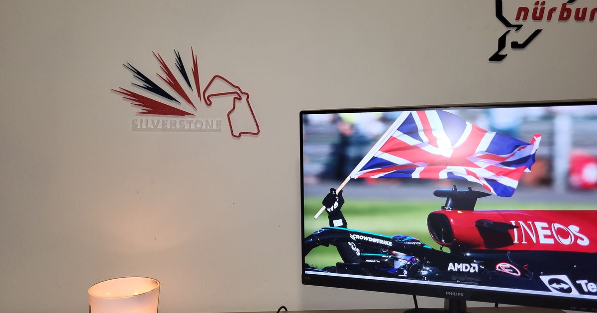 Silverstone race track + logo + name by Tibor Csobolya | Download free ...