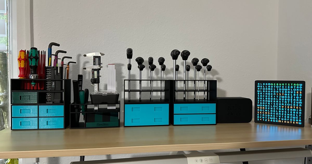 Modular tool holders, drawers and other little helpers by AWSW ...