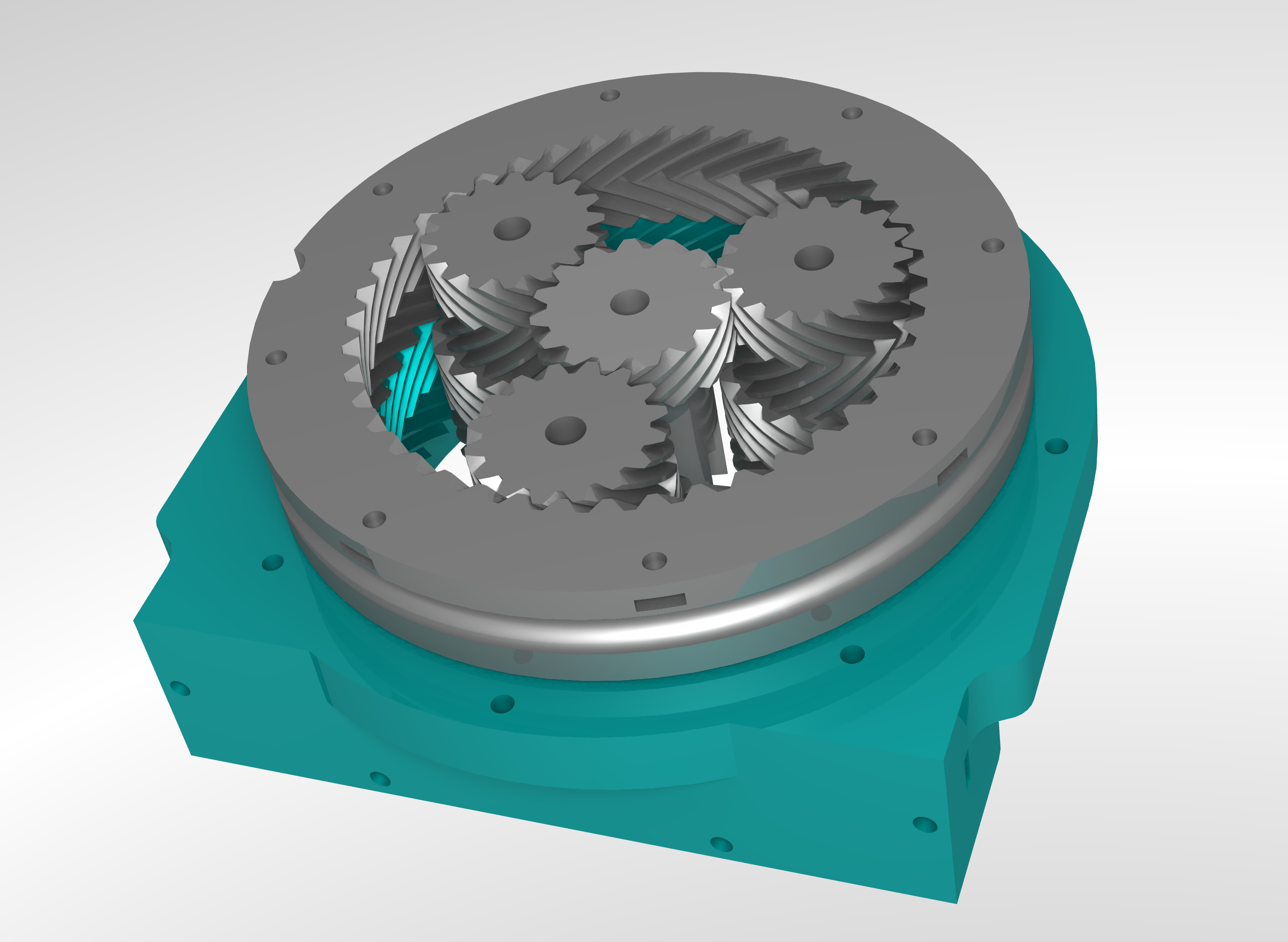 Split Ring Planetary Gearbox by surynek | Download free STL model ...
