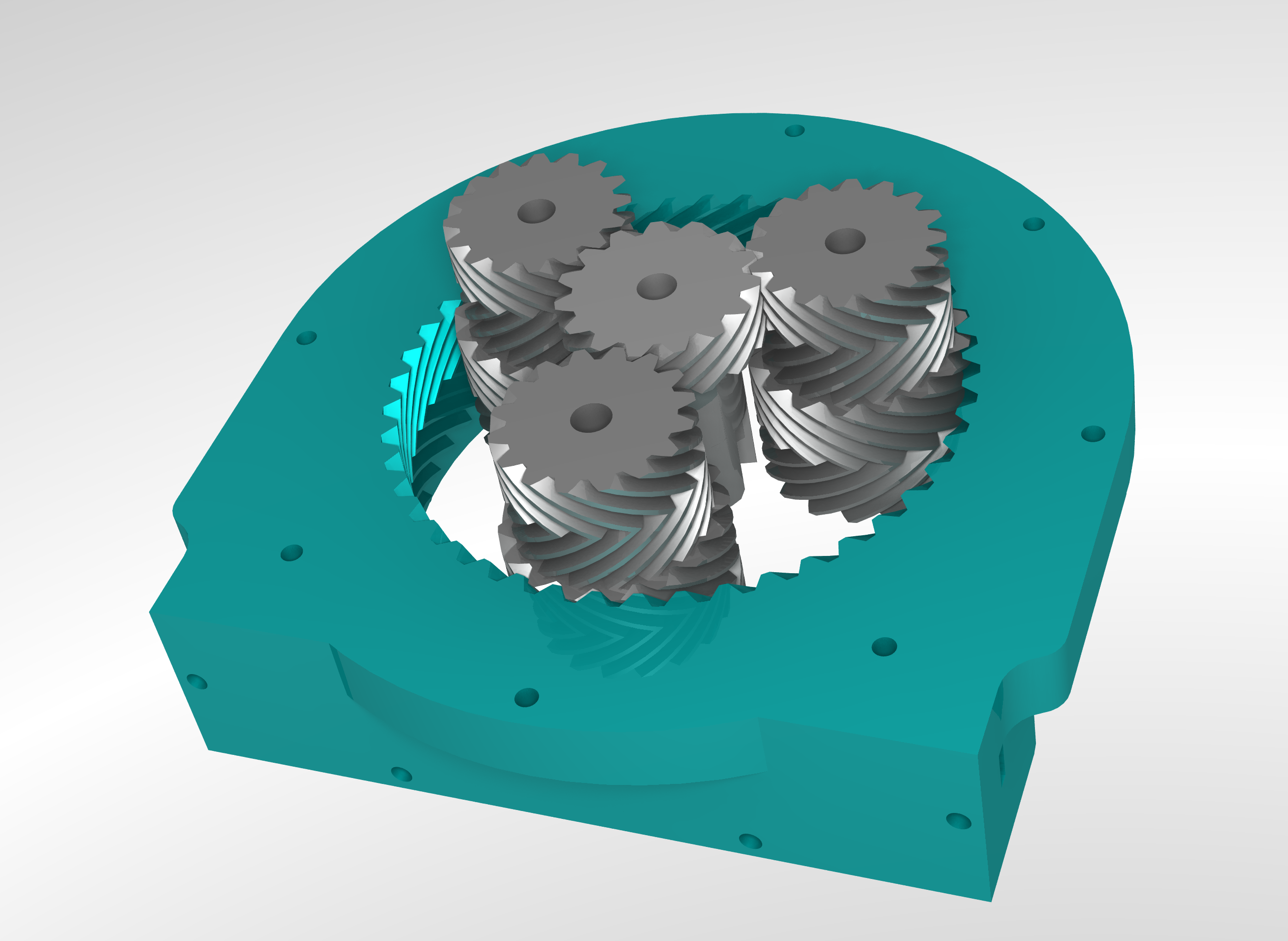 Split Ring Planetary Gearbox by surynek | Download free STL model ...