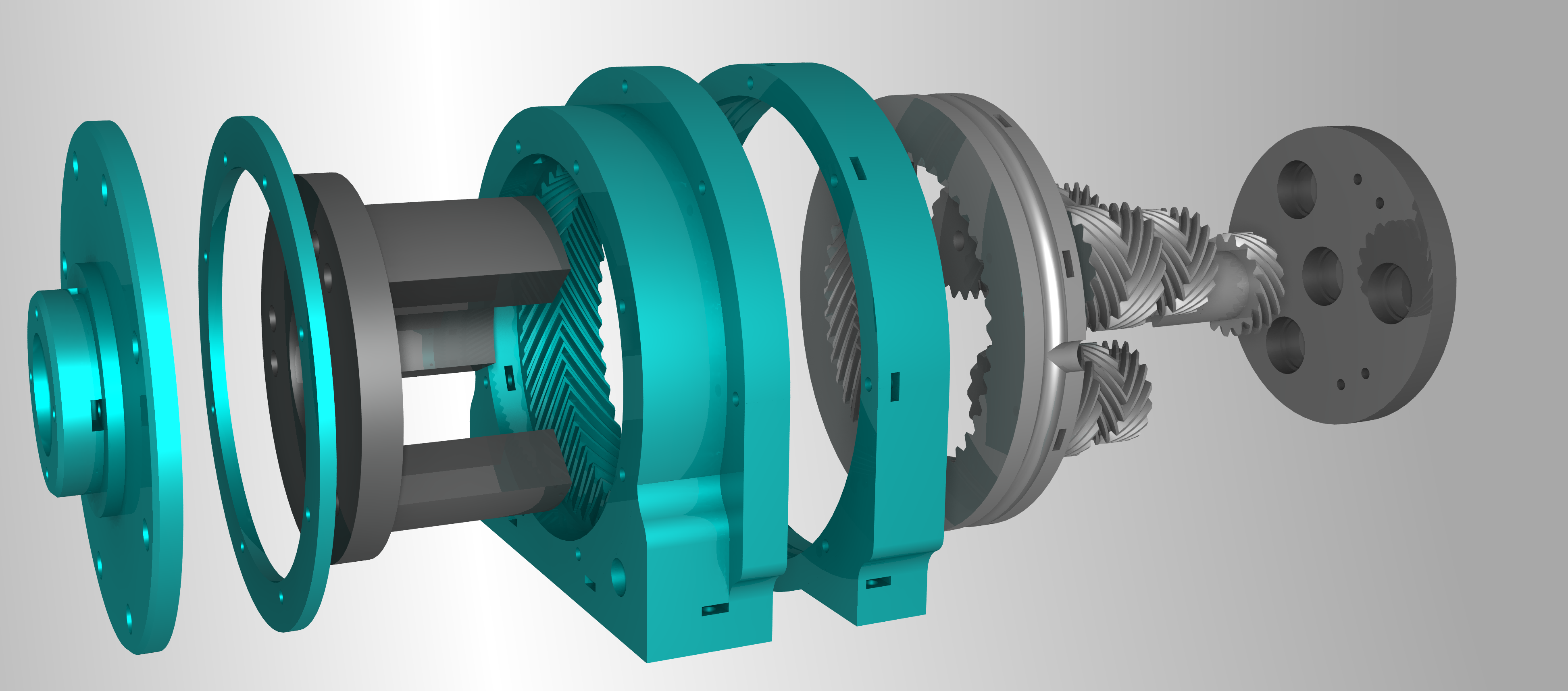 Split Ring Planetary Gearbox by surynek | Download free STL model ...