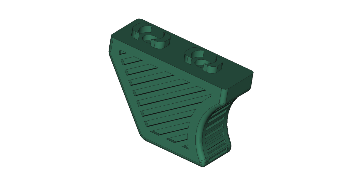 M-Lok rifle hand stop / finger stop by shevron | Download free STL ...