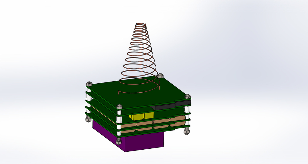 CubeSat boards and antenna by Gt6k | Download free STL model ...