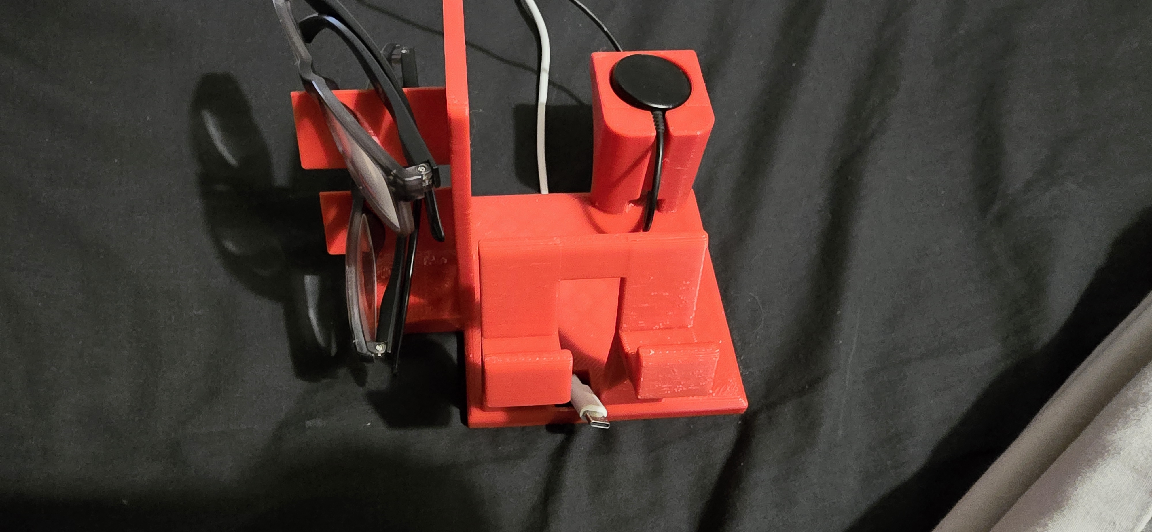 Glass Phone And Watch Stand By Chris H Download Free Stl Model