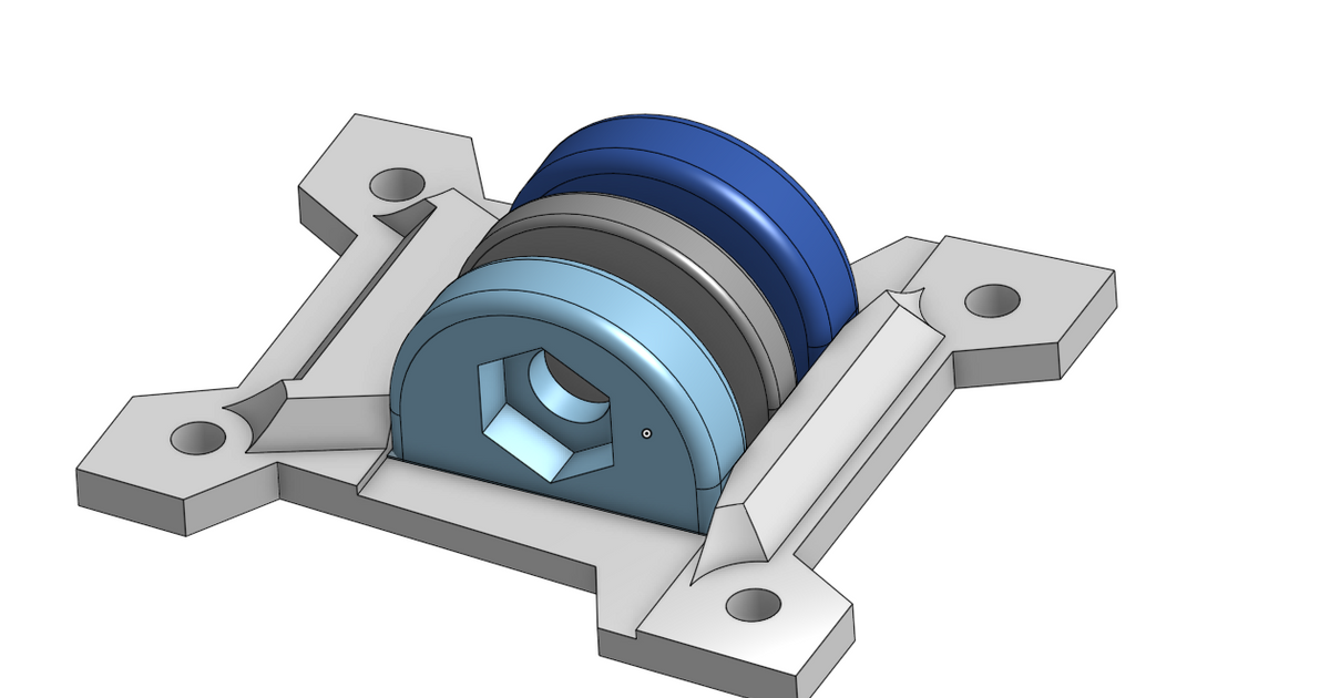 Nazgul 5 v2 Gopro mount by CraftyCodes | Download free STL model ...