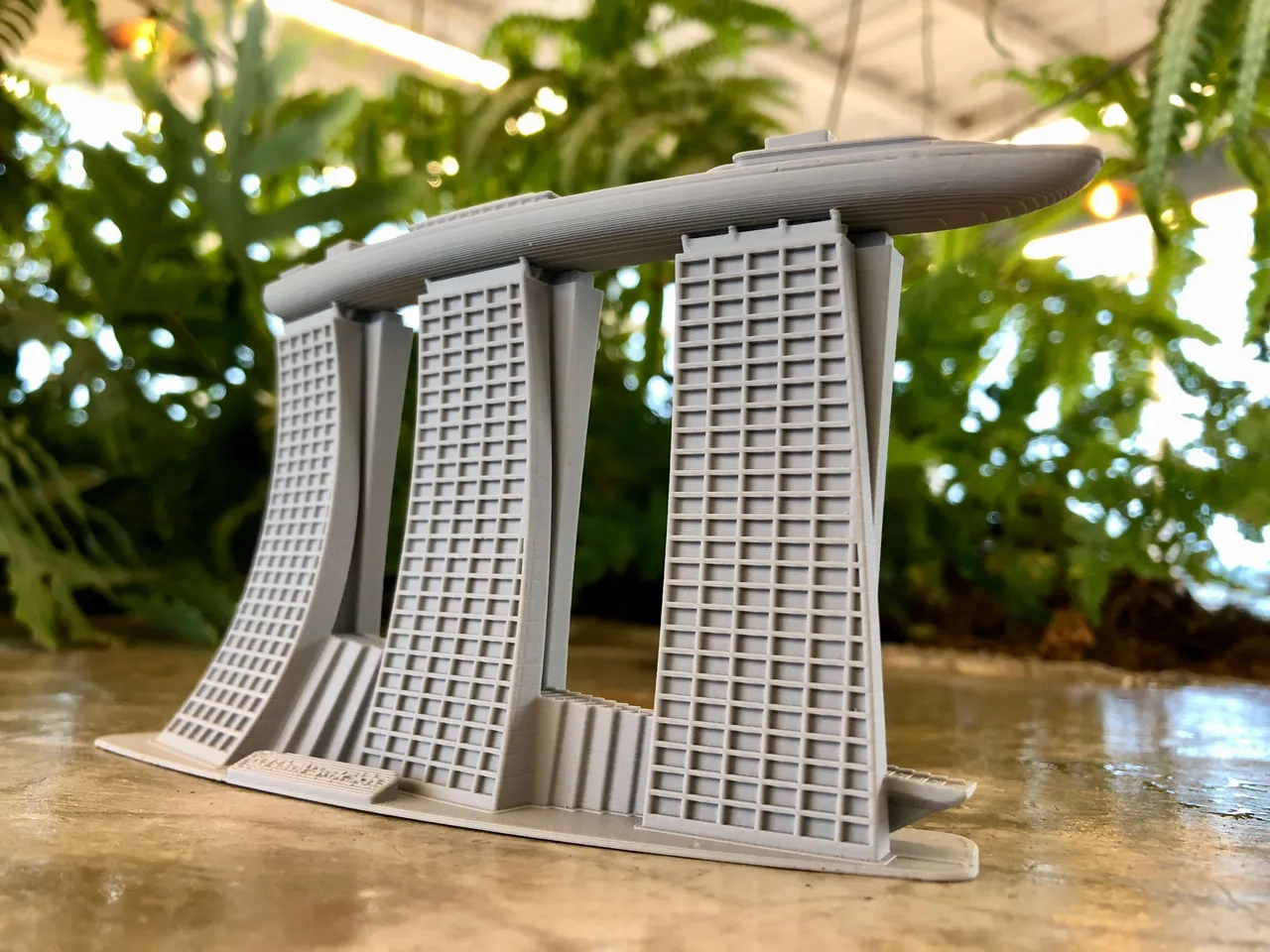 Marina Bay Sands - Singapore by MiniWorld3D | Download free STL model ...