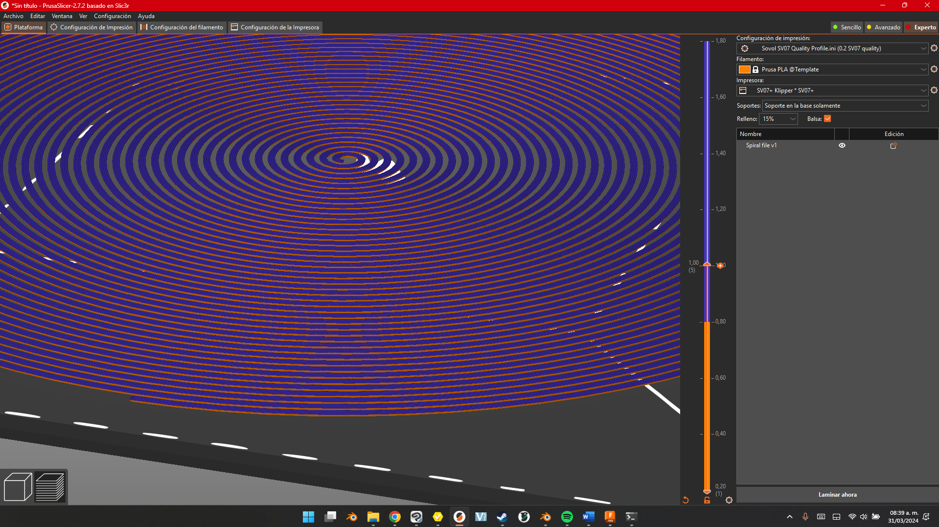 Homemade Dual color filament ( 19m lenght ) (1,75mm) by Kabenay ...