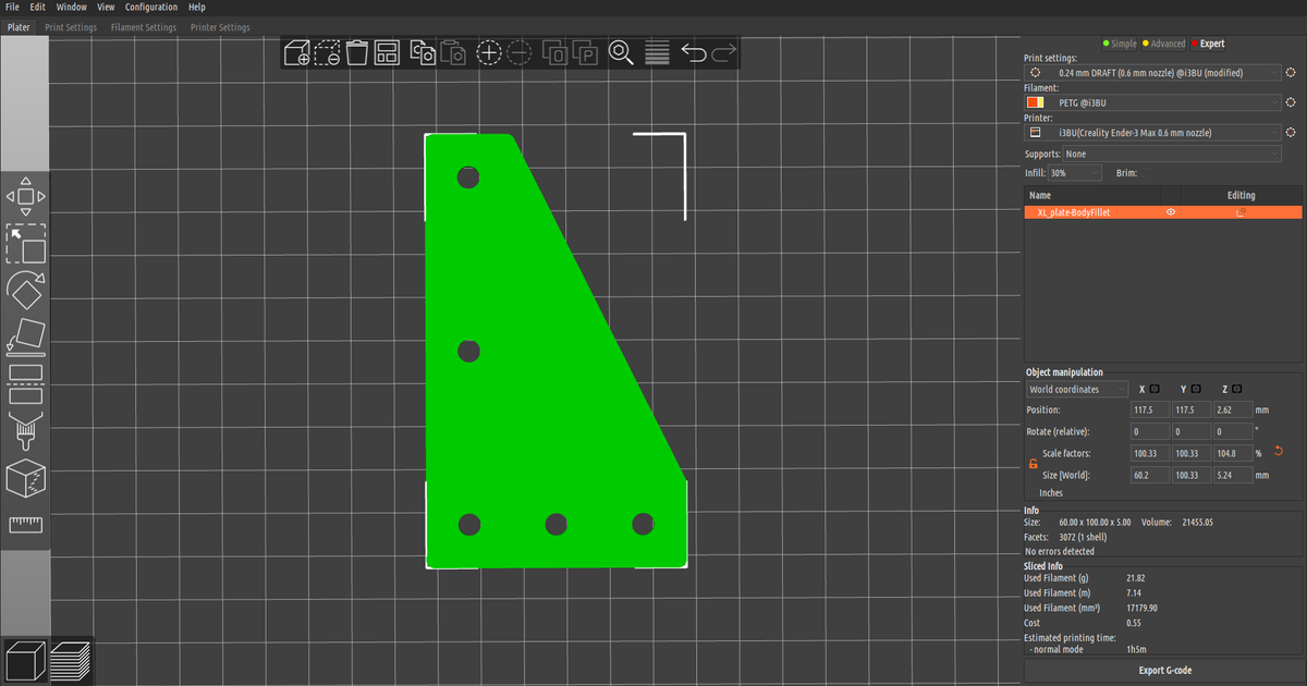 90 degree 2020 corner plate XL by Hristo Bachvarov | Download free STL ...