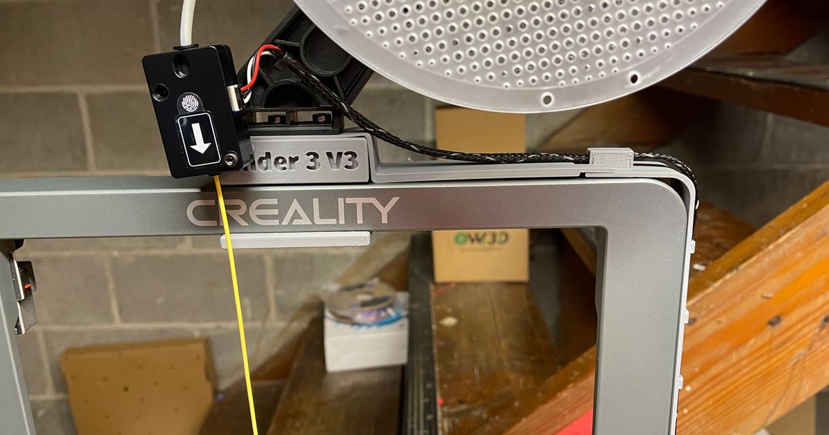 Ender 3 V3 Top Spool Mount with Runout Sensor by CreatedByLayers ...