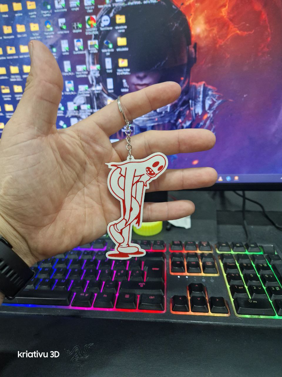 keychain ghost by kriativu3D | Download free STL model | Printables.com
