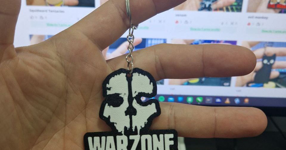 keychain call of duty by kriativu3D | Download free STL model ...