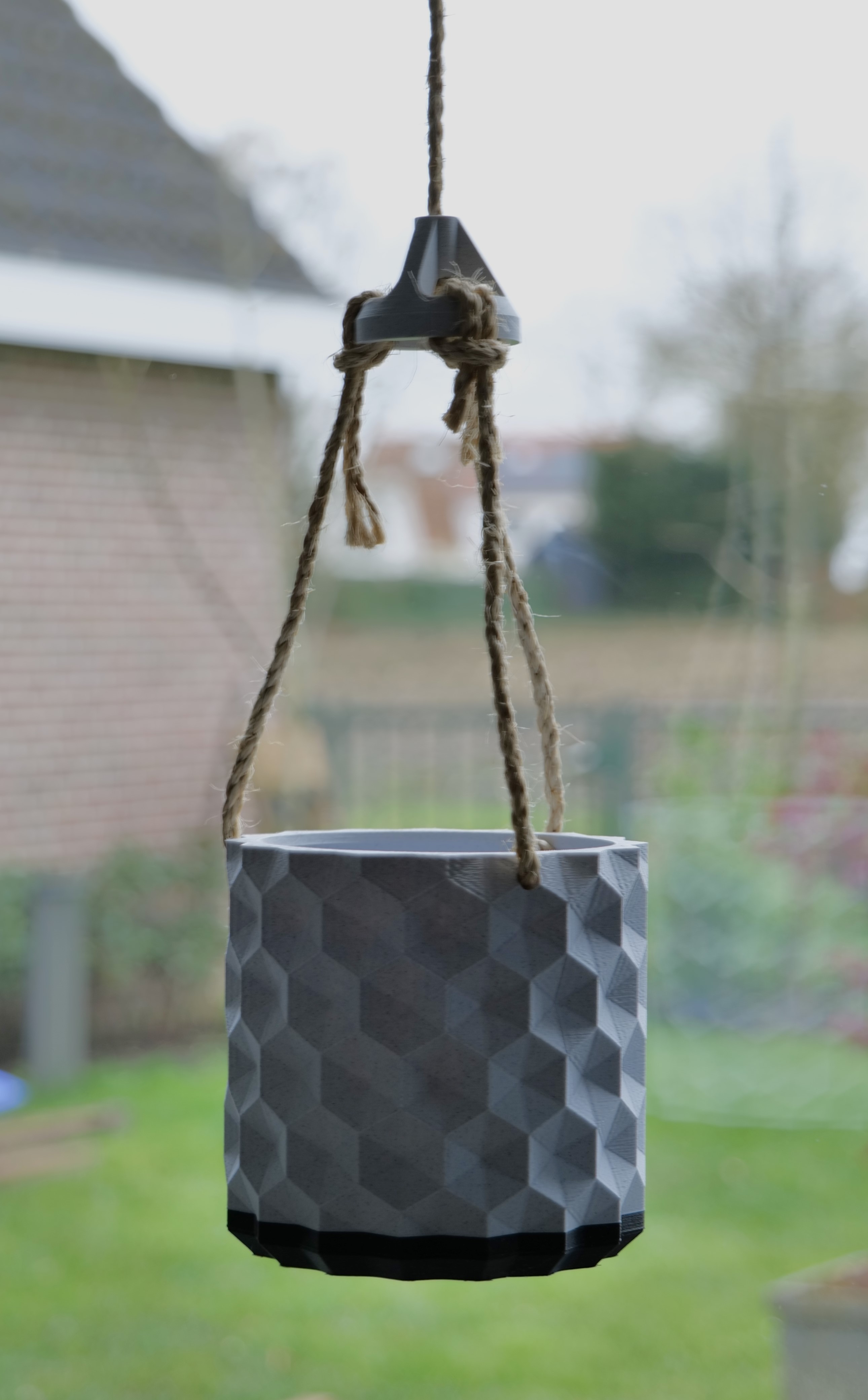 Hanging inverted hexagonal planter by Thomas Schoonwater | Download ...