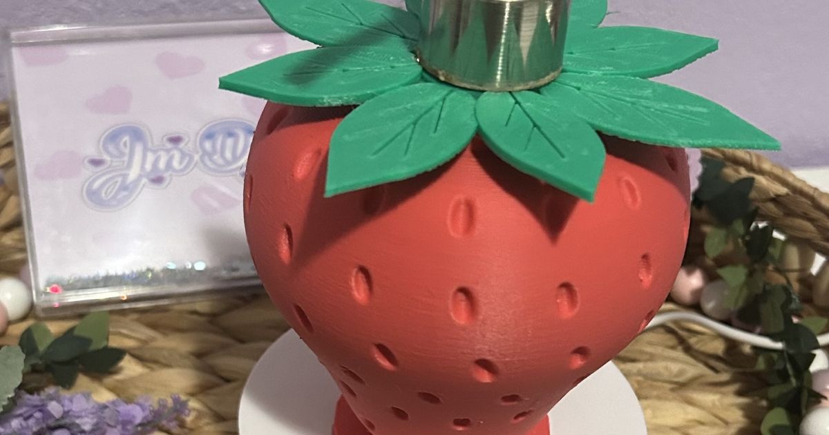 Strawberry Soap Dispencer by rafo911 | Download free STL model ...